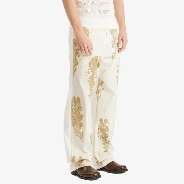 Dries Van Noten Pynam Japanese Print Trousers