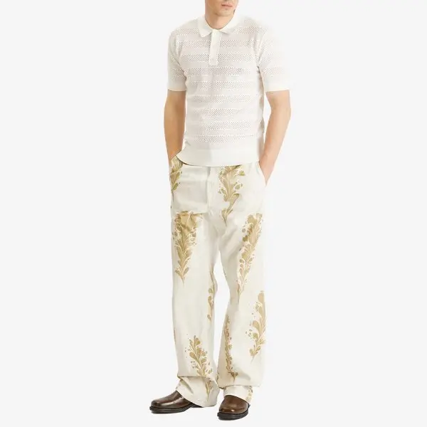 Dries Van Noten Pynam Japanese Print Trousers