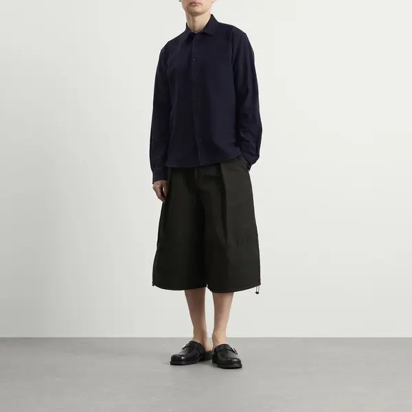 You Must Create Curtis Seersucker Shirt - Navy