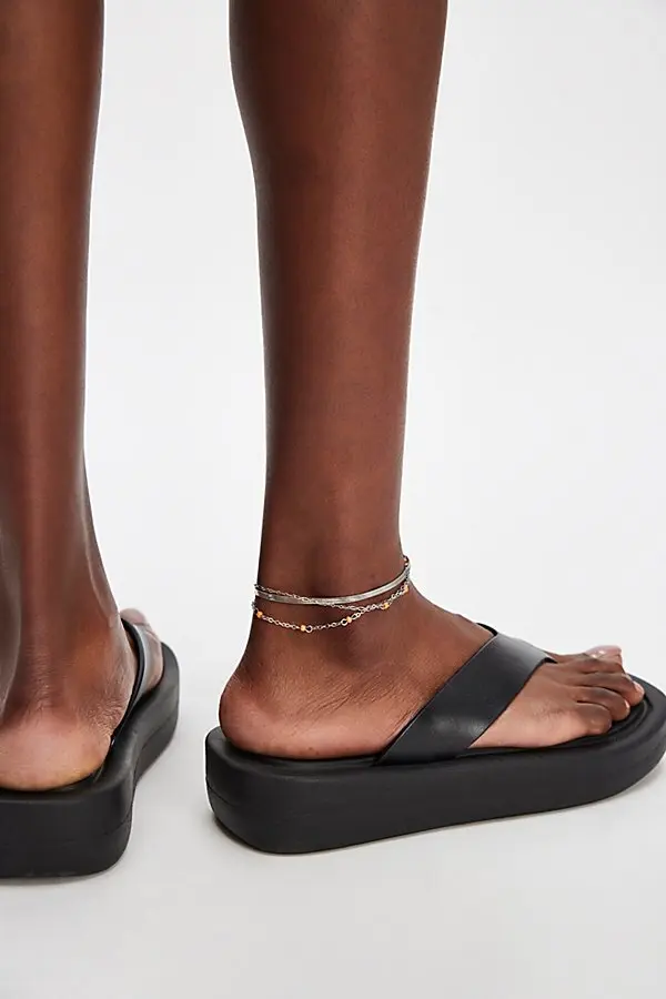 Jeffrey Campbell Darcie Platform Flip Flops - Black