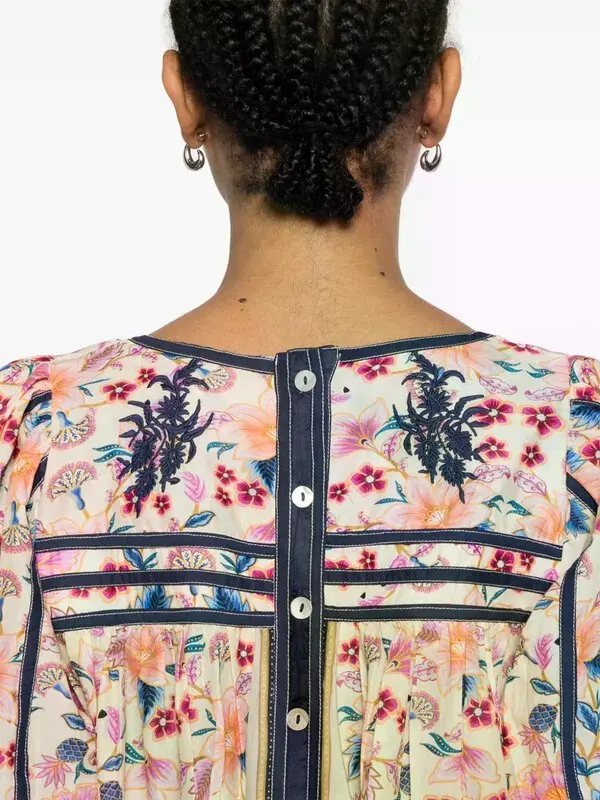 Farm Rio Superbloom Tapestry Blouse