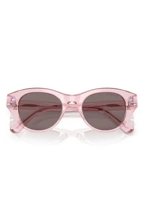 SWAROVSKI 48mm Round Sunglasses