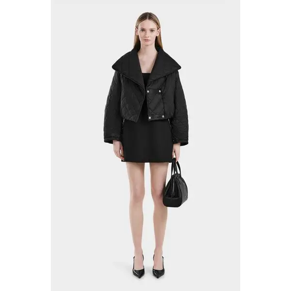 Rudsak Kalee Quilted Short Coat - Black