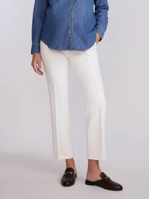 Motherhood Maternity Mia Secret Fit Over-the-belly Pants - White