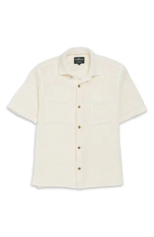 Rodd & Gunn Enstone Lane Short Sleeve Cotton Mesh Button-up Shirt