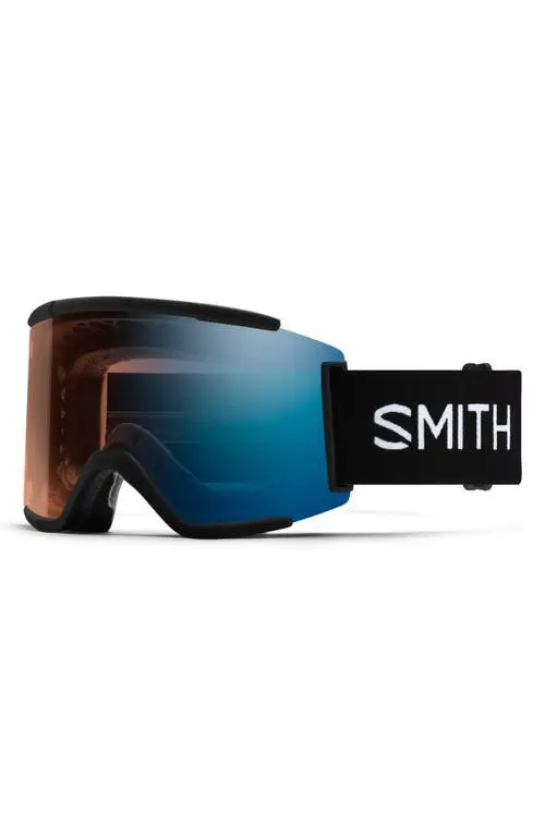 SMITH Squad Xl Chromapop™ Low Bridge Snow Goggles - Black /photochromic Blue