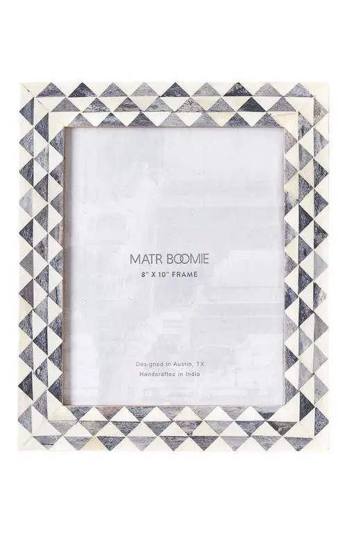 MATR BOOMIE Varuna Gray And Picture Framehandcrafted Bone - White