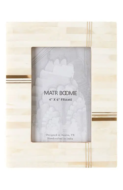 MATR BOOMIE Mukhendu Cream Picture Framecarved Bone - White