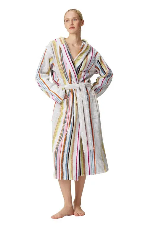 Missoni Moonshadow Cotton Terry Bathrobe With Lurex - Multicoloured