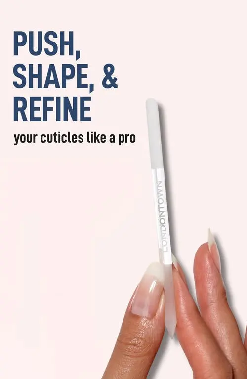 LONDONTOWN Double Sided Glass Cuticle Pusher - None