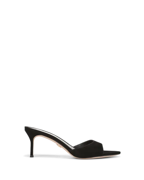 Veronica Beard Tia Suede Kitten Heel Sandal