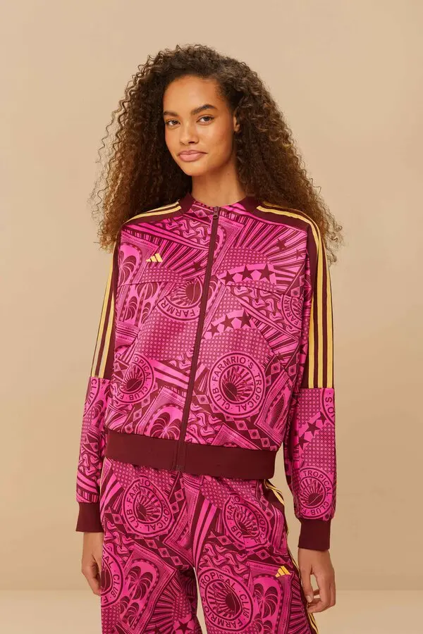 Farm Rio Adidas Tropical Club Jacket