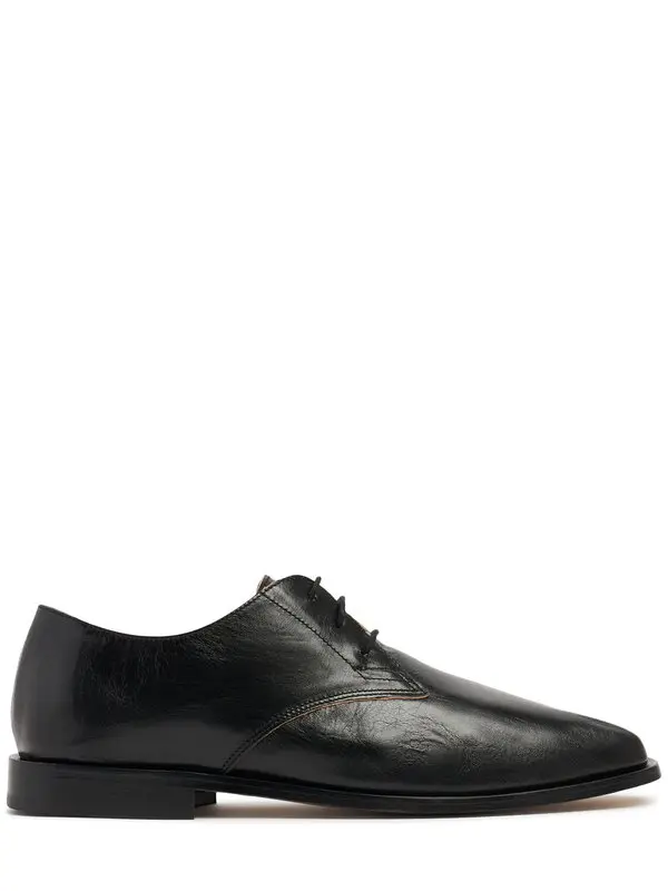 Our Legacy Collapsing Consultant Lace-Up Shoes - Black | Editorialist