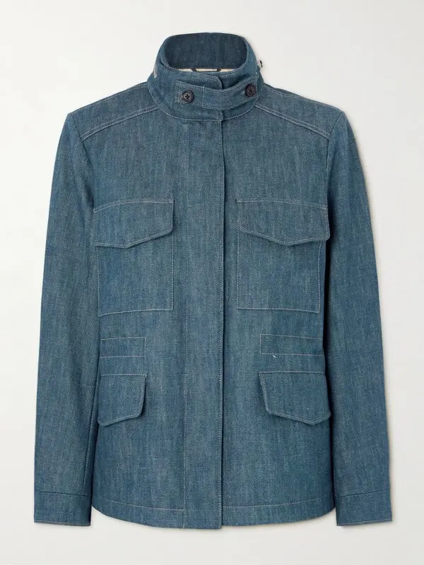 Loro Piana Traveller Denim Jacket - Blue