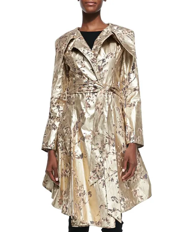 L'Agence Kazuko Lasercut Midi Dress