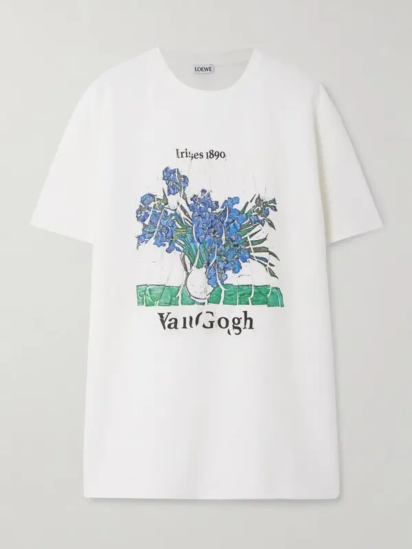 Loewe - LOEWE Printed Cotton-Blend Jersey T-shirt