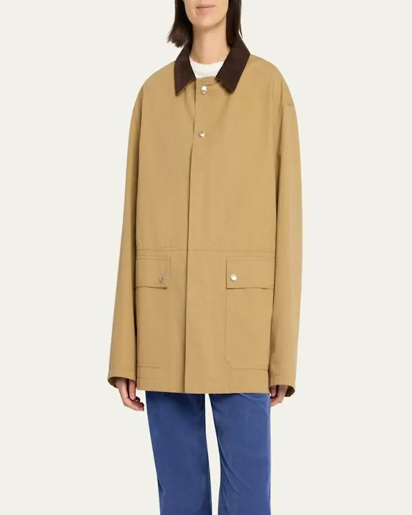 THE ROW Frank Barn Jacket - Deep Bistre