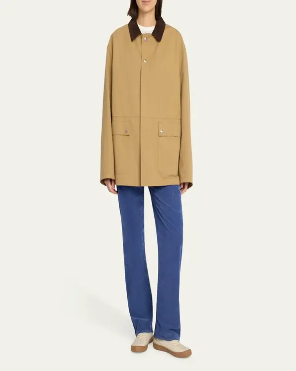 THE ROW Frank Barn Jacket - Deep Bistre