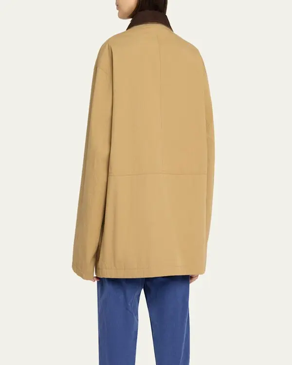 THE ROW Frank Barn Jacket - Deep Bistre