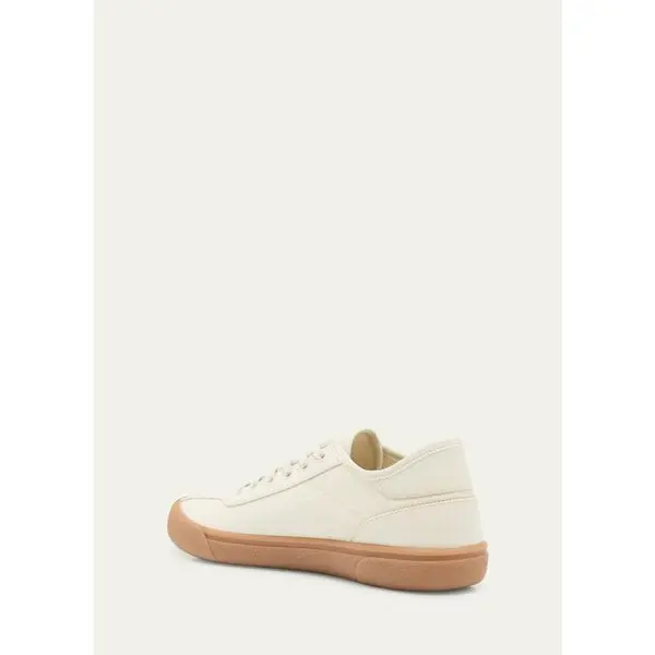 THE ROW Canvas Low-top Sneakers - White