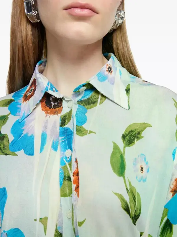 Acne Studios Floral-print Shirt