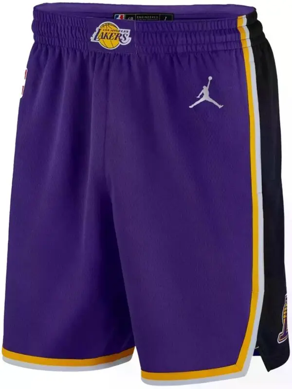 Nike Los Angeles Lakers 2020 Statement Edition Swingman Shorts - Purple