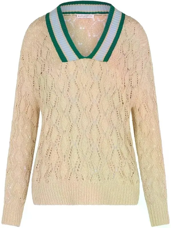 BALLANTYNE Cotton Sweater - Neutrals
