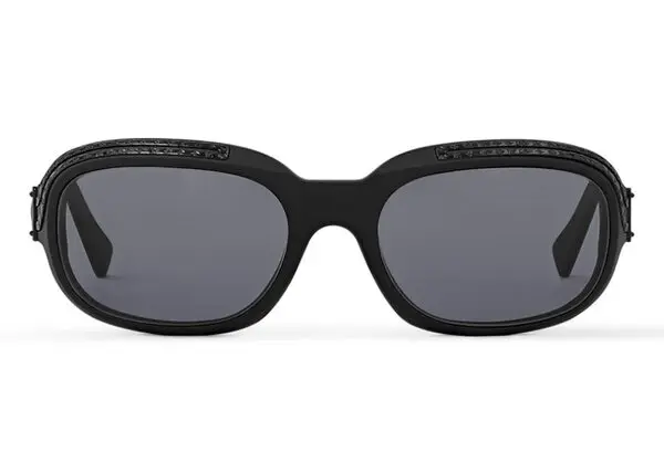 LOUIS VUITTON 1.0 Millionaires Oval Sunglasses - Deep Black (z2721u)
