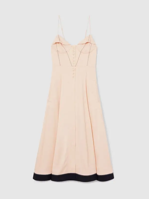 REISS Virginia Atelier Corset Midi Dress