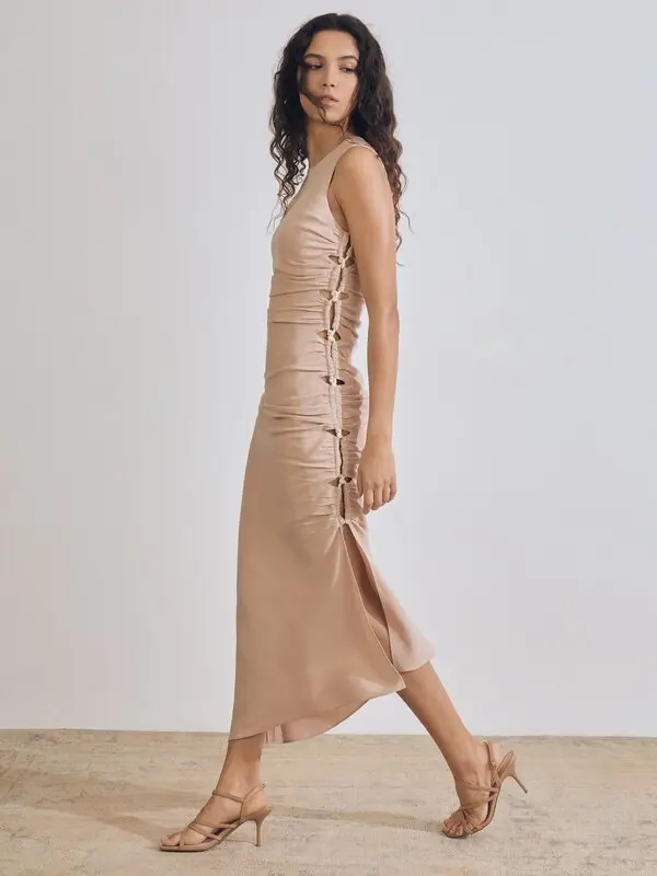 REISS Brooke Atelier Rope-cord Maxi Dress