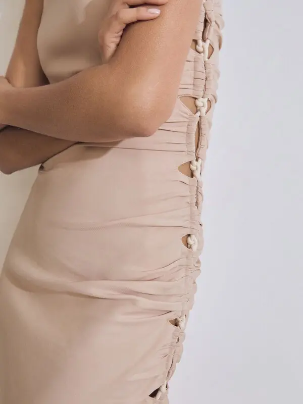 REISS Brooke Atelier Rope-cord Maxi Dress