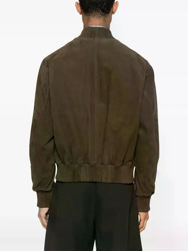 Ami Suede Bomber Jacket