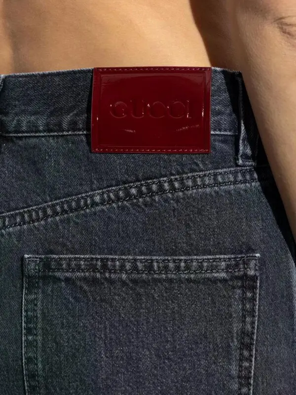 Gucci Wide-leg Jeans - Blue