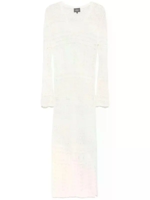 Eric Bompard Pointelle Tunic Dress - Neutrals