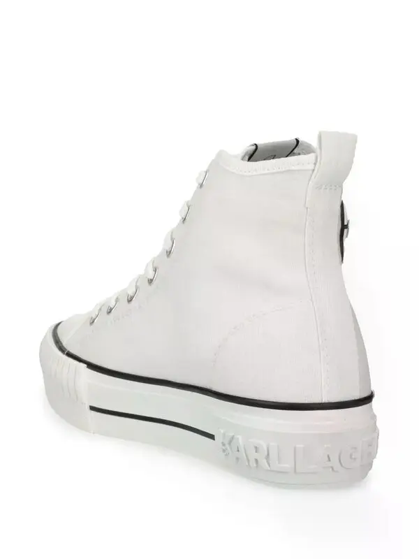 Karl Lagerfeld Logo-patch Sneakers - White