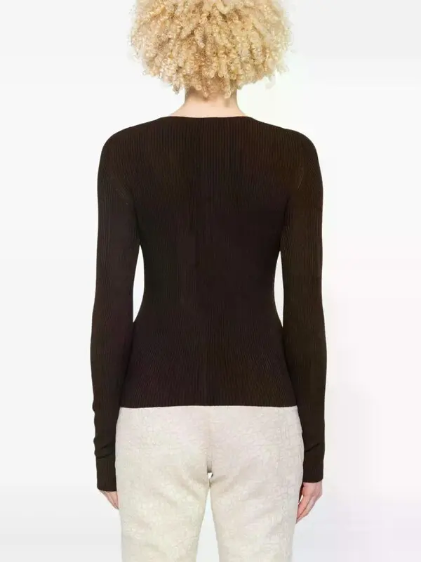 ROBERTO COLLINA Fine-ribbed Top