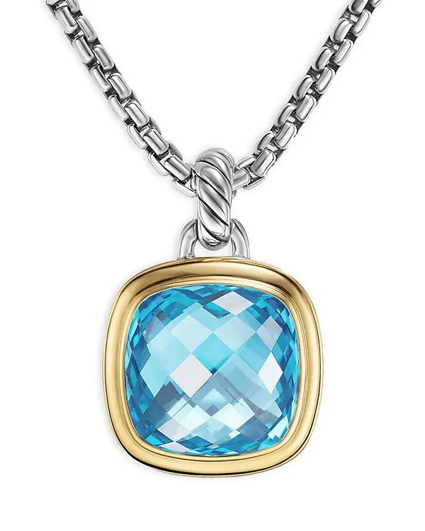 David Yurman Albion Pendant In Sterling And 18k Yellow Gold - Silver