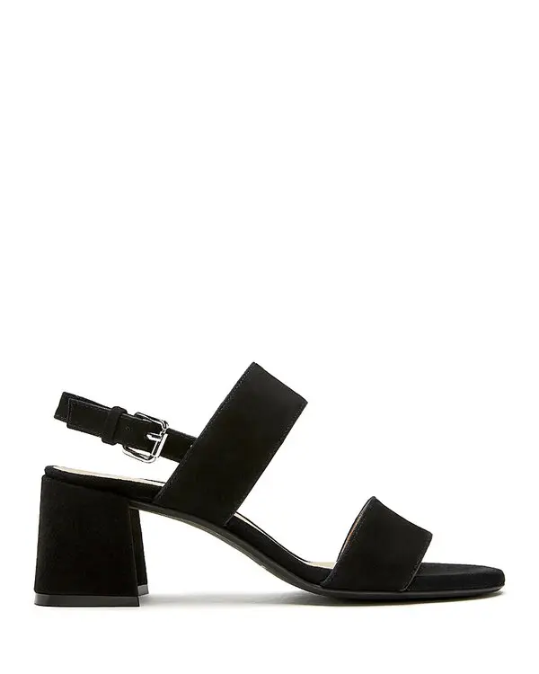 La Canadienne Flemming Suede Sandals - Black