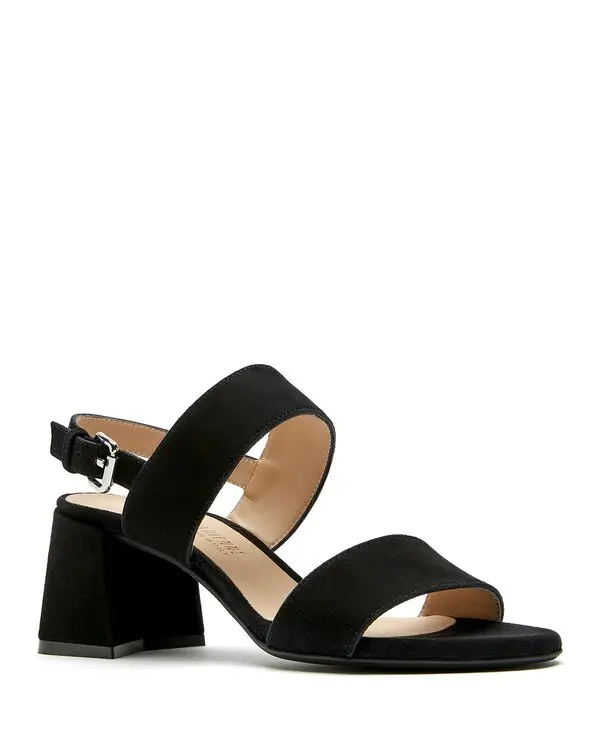 La Canadienne Flemming Suede Sandals - Black