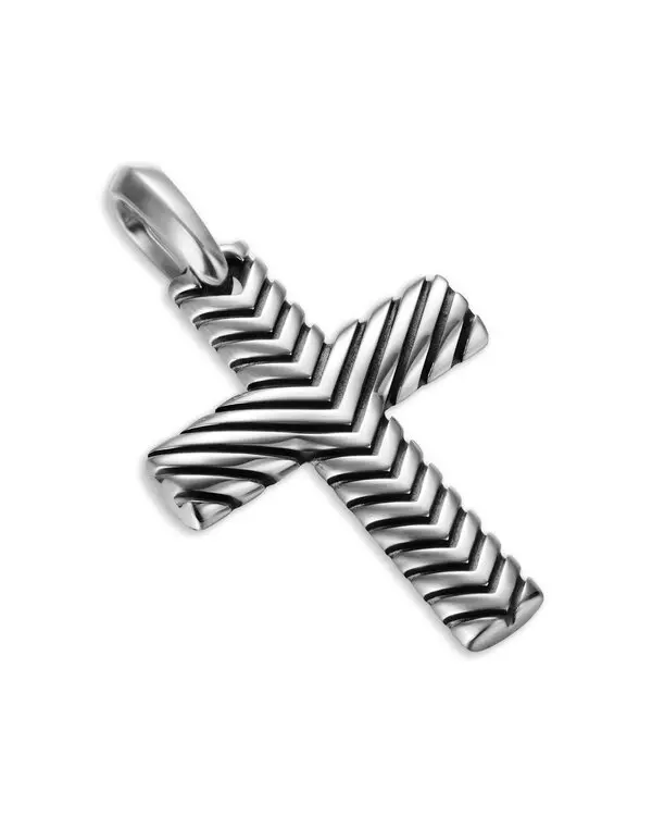 David Yurman Chevron Cross Pendant