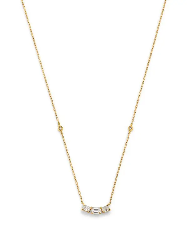 Bloomingdale'S Diamond Pendant Necklace 0.34 Tcw - Gold