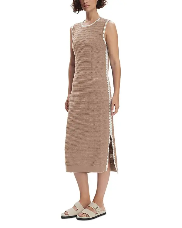 Varley Dwight Tank Knit Dress - Light Taupe