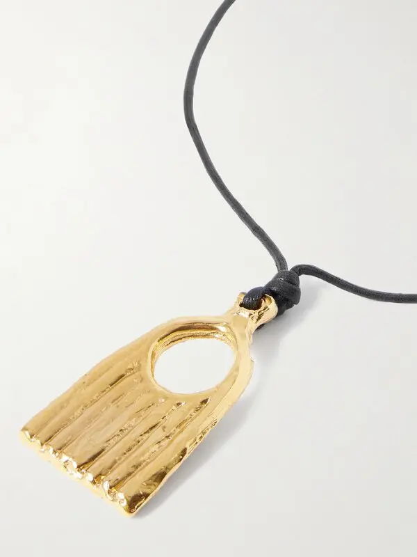 ALIGHIERI The Vanitas Cord Necklace - Black