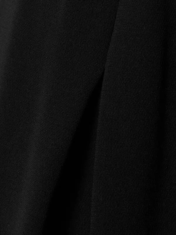 Theory Pleated Crepe Wide-leg Pants