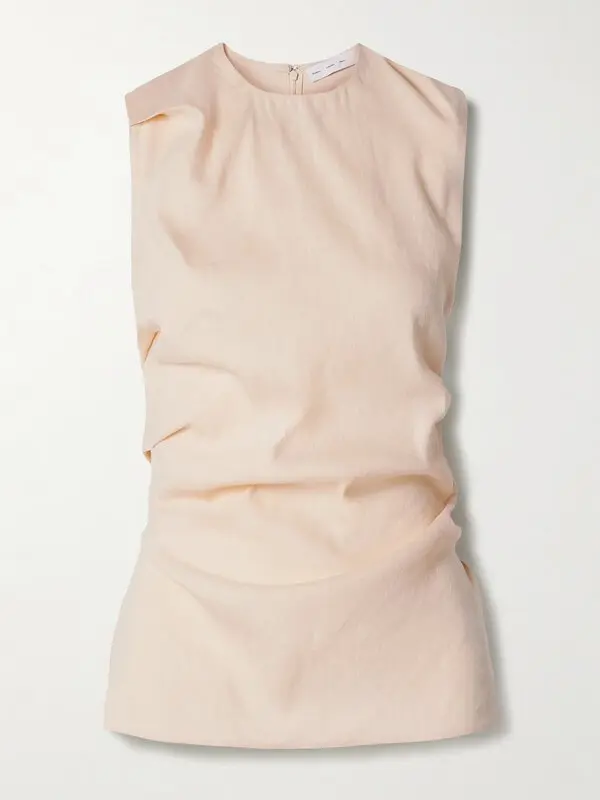 Proenza Schouler White Label Anoushka Ruched Tank - Neutrals