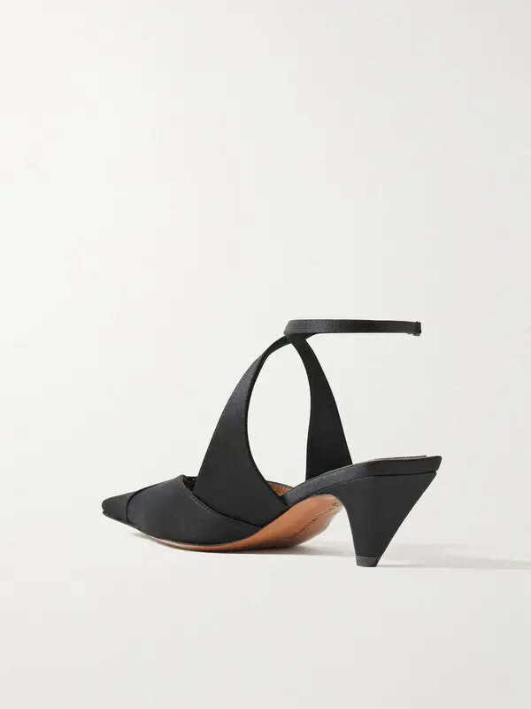Stella McCartney Spur Satin Pumps
