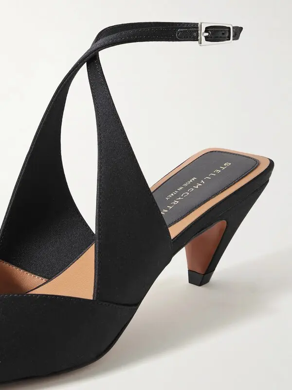 Stella McCartney Spur Satin Pumps