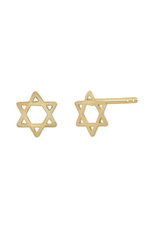 Bony Levy 14k Gold Star Of David Single Stud Earring - 14k Yellow Gold