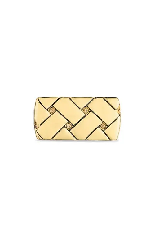 Kurt Geiger Crystal-embellished Cocktail Ring