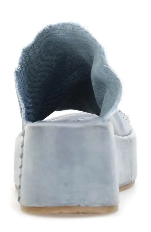 A.S.98 Marlon Platform Sandal - Sky